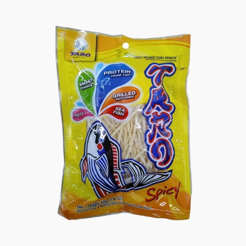 Taro Fish Snack Barbecue Flavour - 52g [BB 31.10.25] - yumyumthaishop.co.uk