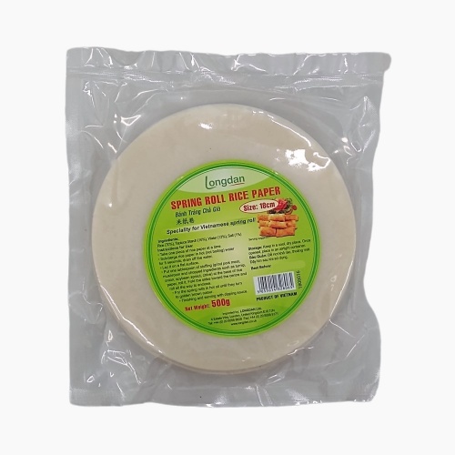 Longdan Spring Roll Rice Paper - 28cm - 500g - yumyumthaishop.co.uk