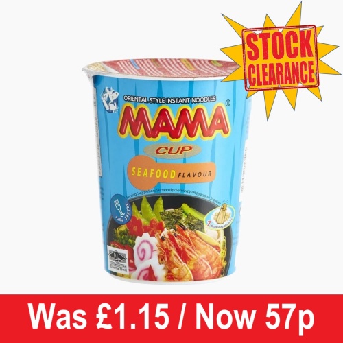 Mama Cup Noodle - Shrimp Tom Yum - 70g - yumyumthaishop.co.uk