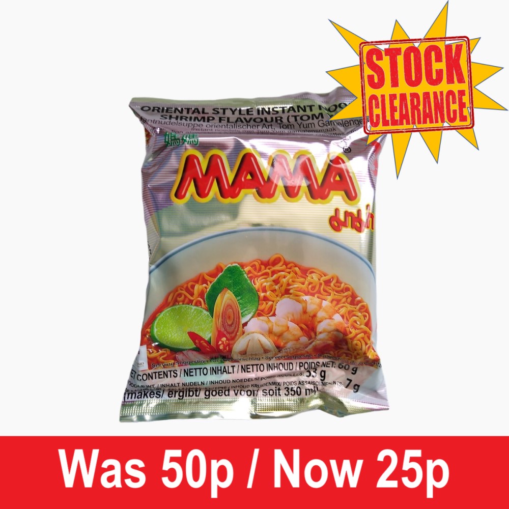 Mama Noodle Shrimp Tom Yum - 60g [CLEARANCE BB 14.1.26 ...