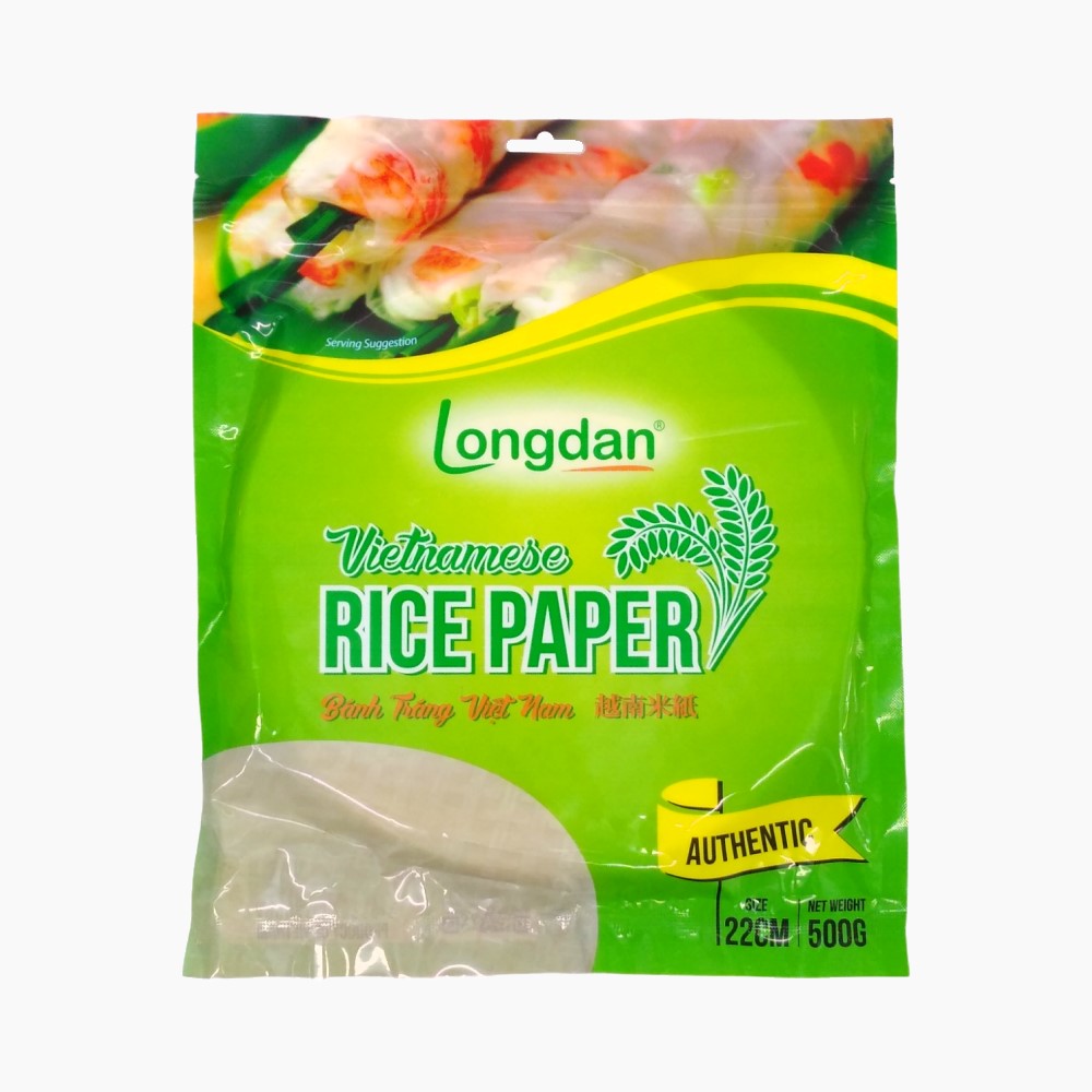 Longdan Spring Roll Rice Paper - 22cm - 500g [BB 10.3.28 ...